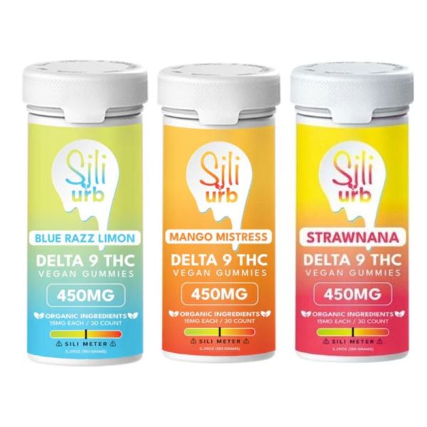 Sili x Urb - Delta 9 Gummies - 450mg - 30 Counts Per Jar