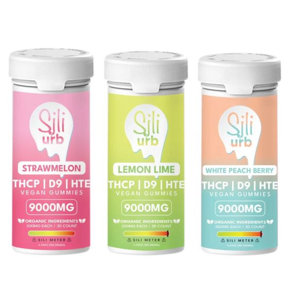 Sili x Urb - Delta 9 + THC-P + HTE Gummies - 9000 mg - 30 Counts Per Jar